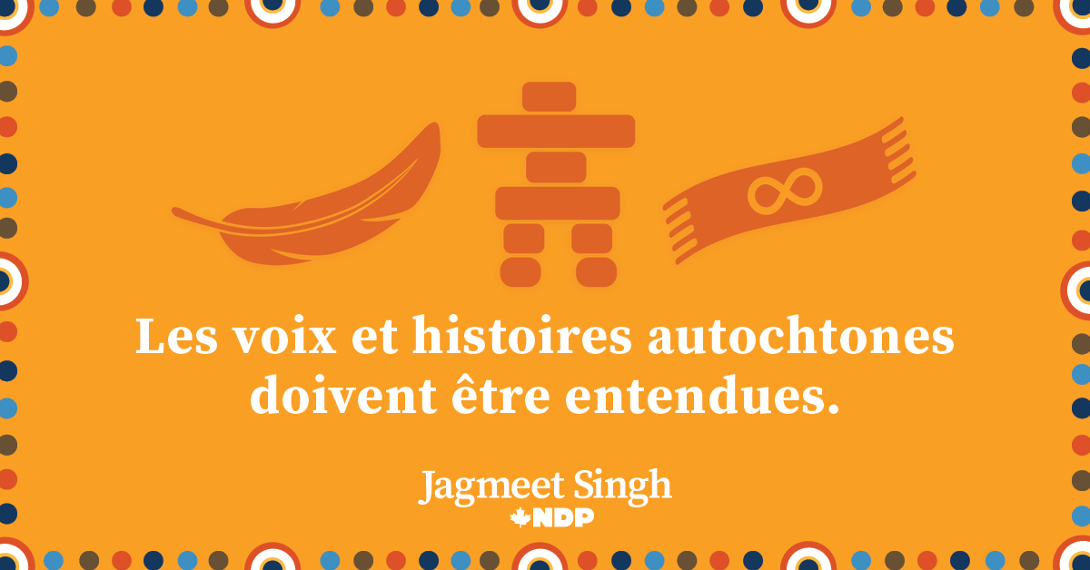 Déclaration du NPD sur le Mois national de l’histoire autochtone ...