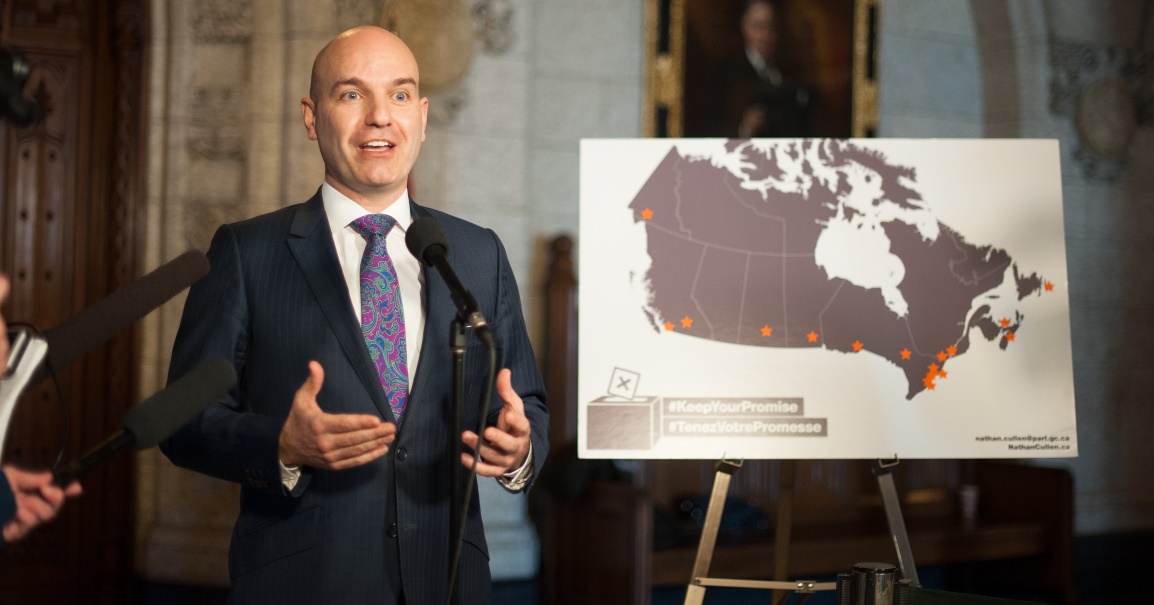 Nathan Cullen lance la tournée pancanadienne « Tenez votre promesse ...
