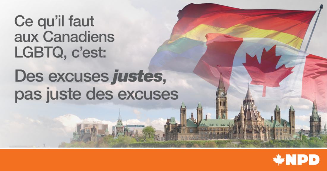 Le NPD demande des excuses justes, pas juste des excuses, pour la ...