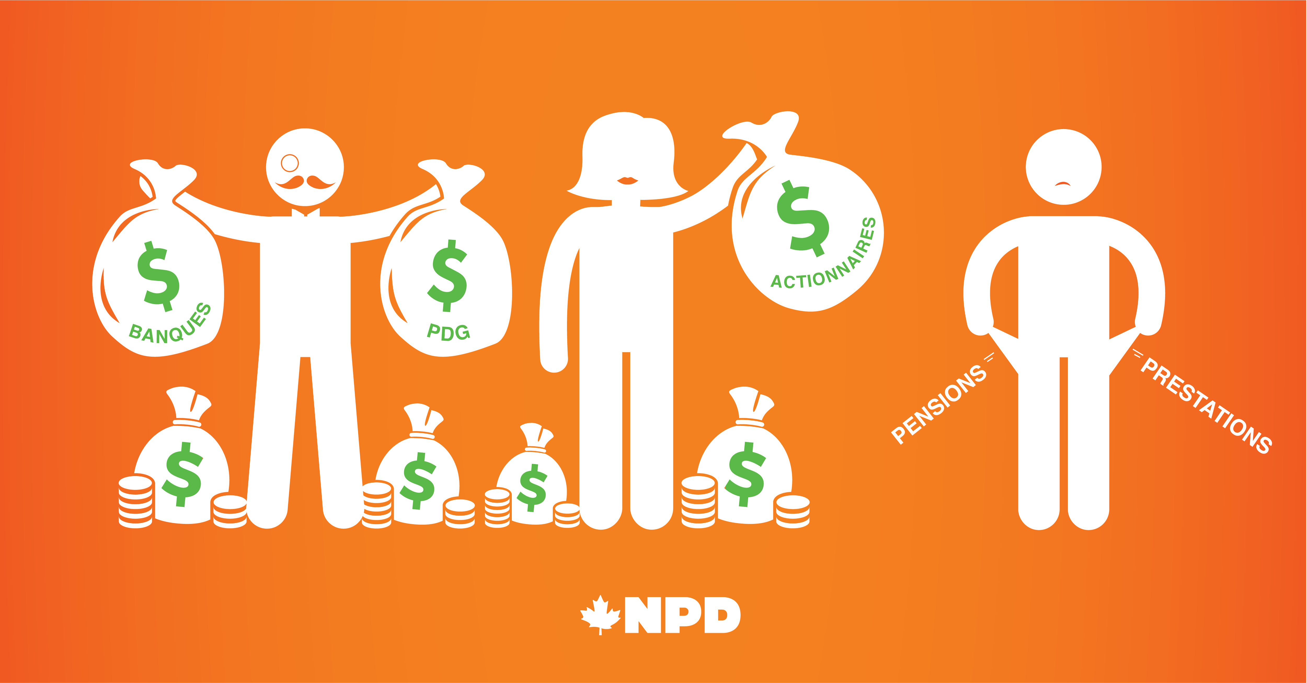 Le NPD veut mettre fin au vol des pensions « Canada's NDP